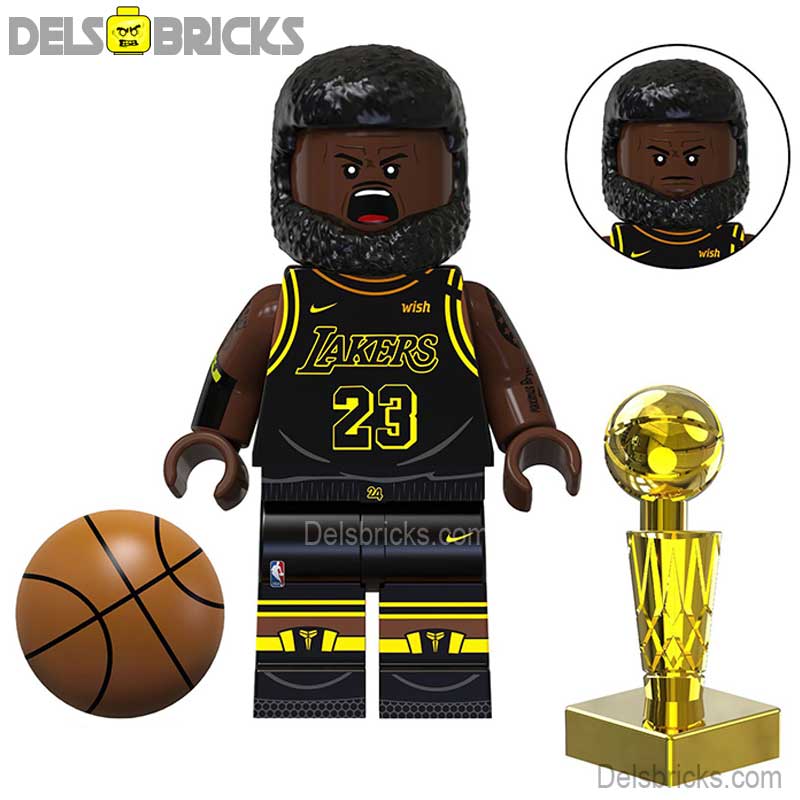 Lebron James Lego Minifigures Custom Toys Sports Icons NBA Basketball